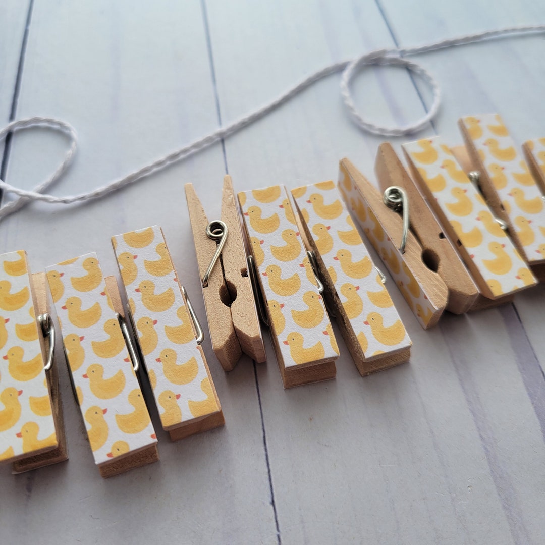 Photo Clothesline Garland First Baby Shower Birthday Game, Yellow ...