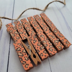 Cheetah Leopard Spots Clothesline, Animal Print Chunky Little ...