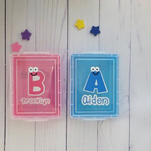 Personalized Student Name Crayon Box Holder, School Supplies, Teacher ...