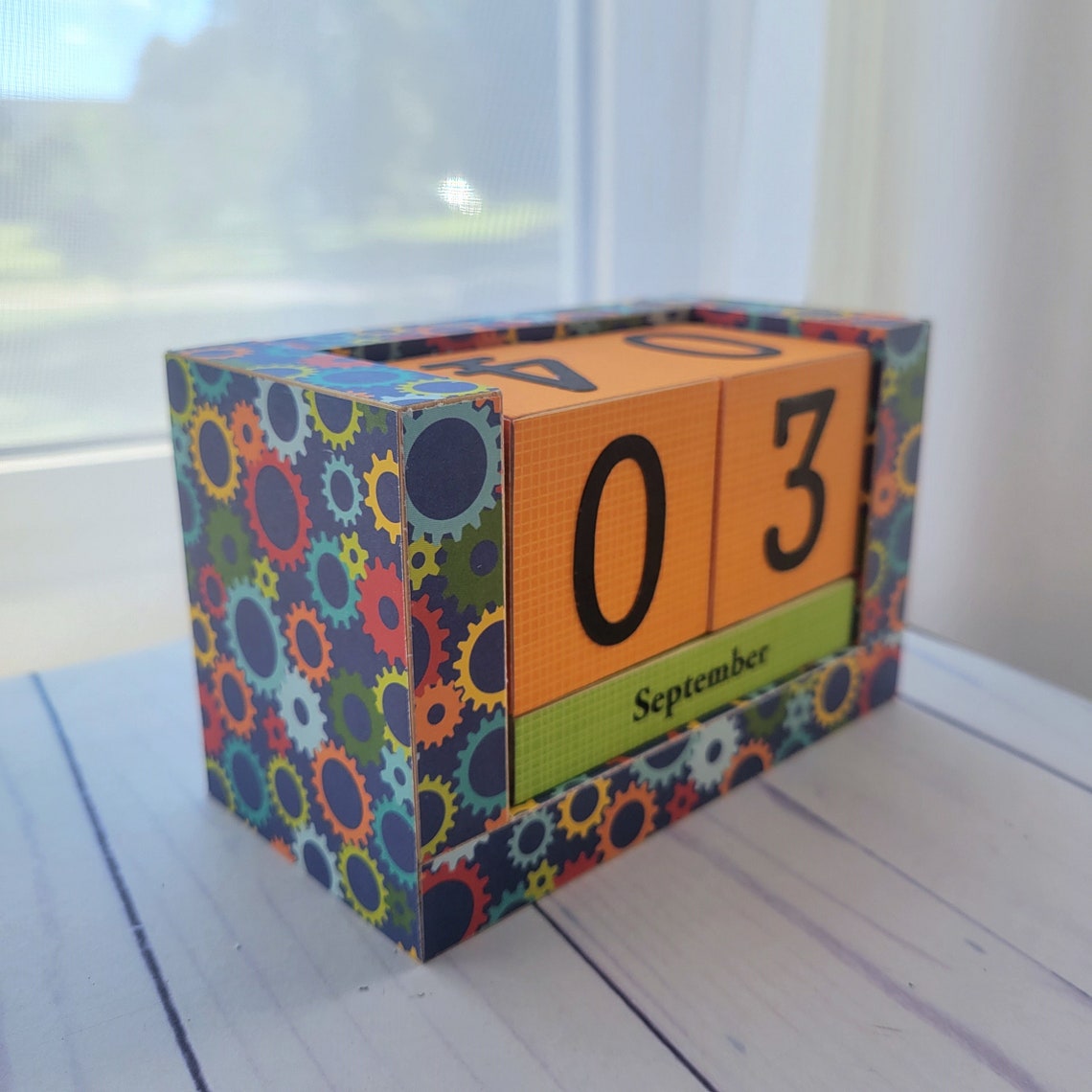 Wooden Block Perpetual Calendar Desk Calendar STEM STEAM - Etsy