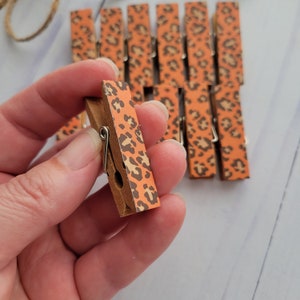 Cheetah Leopard Spots Clothesline, Animal Print Chunky Little ...