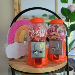 Personalized Gumball Machine Birthday Party Favor Shower Gift Color ...