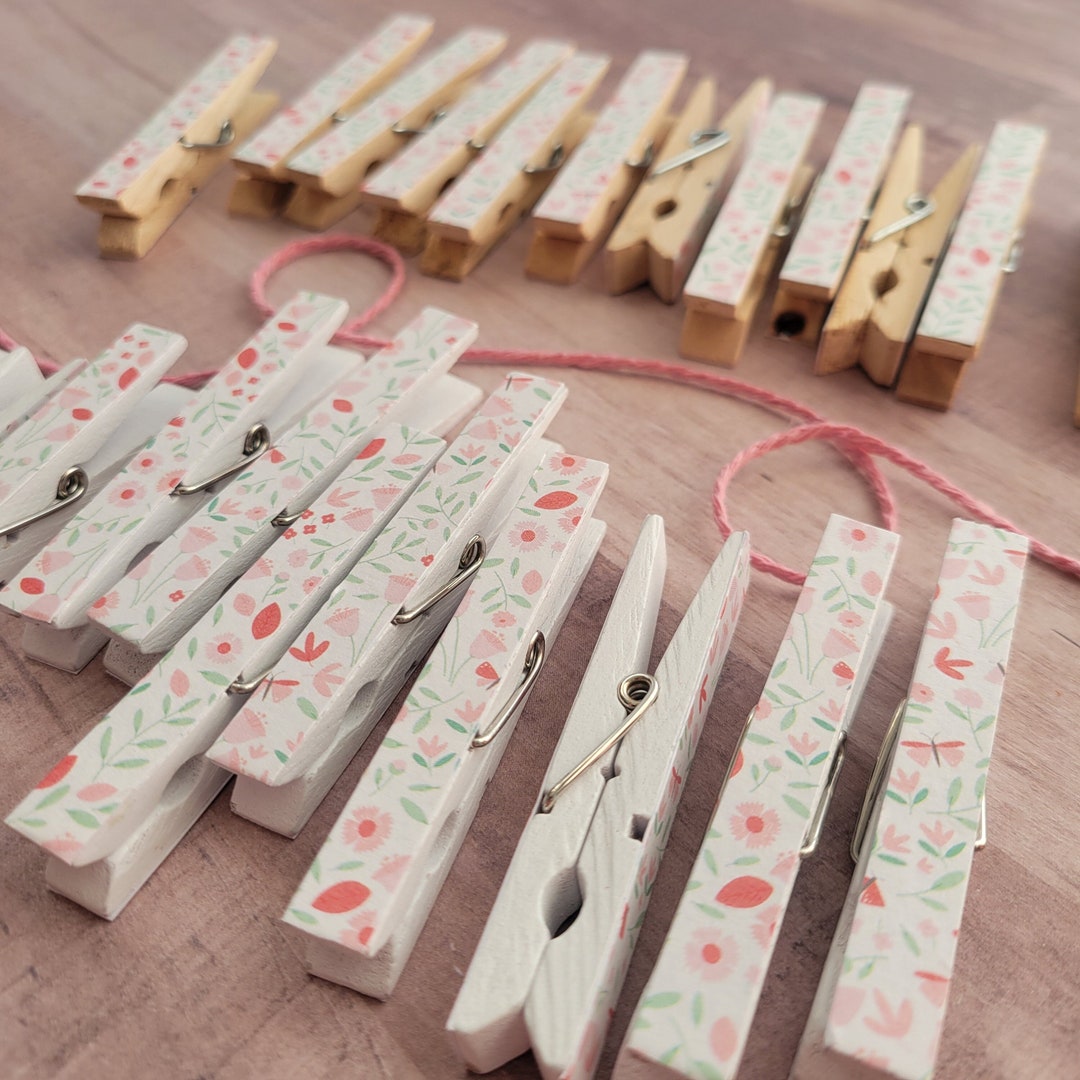 Photo Clothesline, Baby Shower Gift Games Cards, Banner Bunting, Girl ...