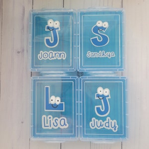 Personalized Student Name Crayon Box Holder, School Supplies, Teacher ...