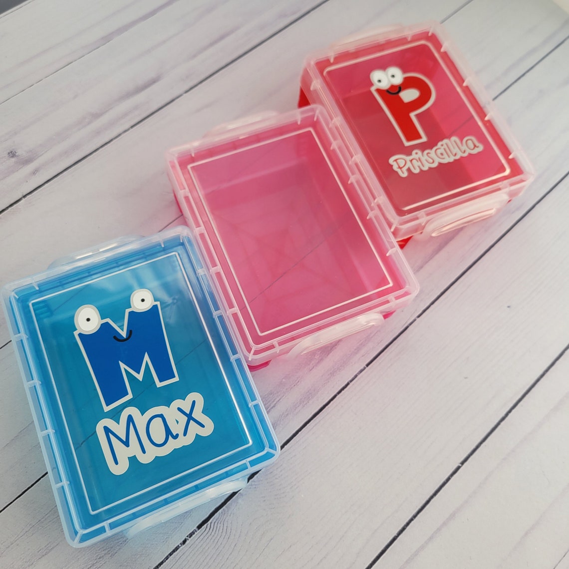 Personalized Student Name Crayon Box Holder School Supplies | Etsy