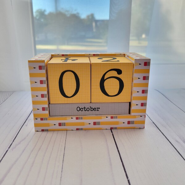 Block Calendar - Etsy