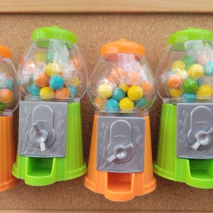 Personalized Gumball Machine Birthday Party Favor Shower Gift Color ...