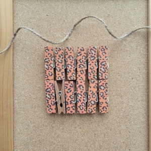 Cheetah Leopard Spots Clothesline, Animal Print Chunky Little ...