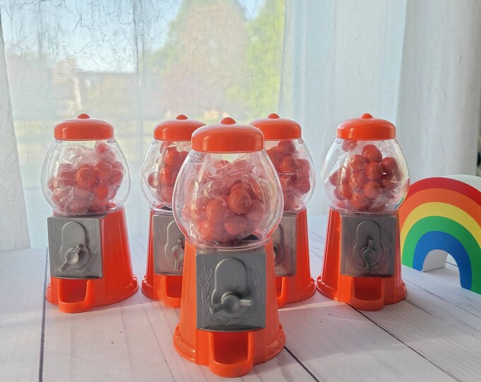 Personalized Gumball Machine Birthday Party Favor Shower Gift Color ...