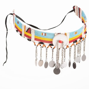 Handcrafted Maasai Beaded Choker: African Tribal Necklace - Etsy