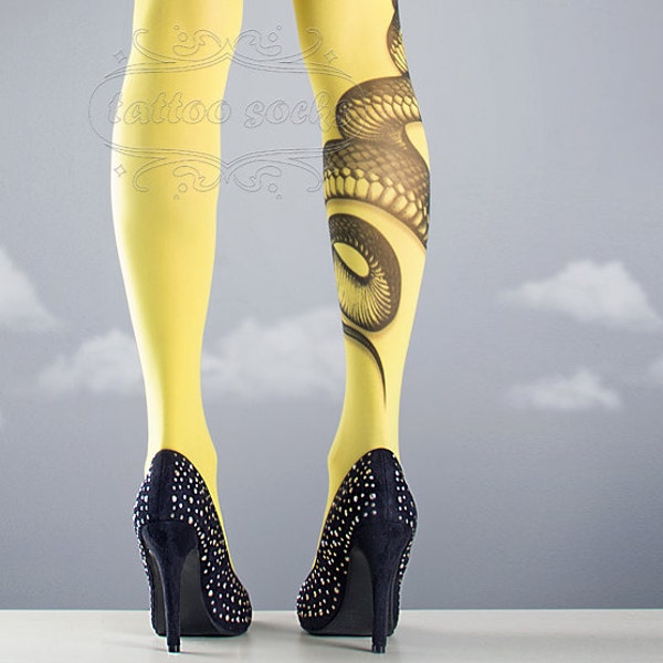 Snake Tights - Etsy