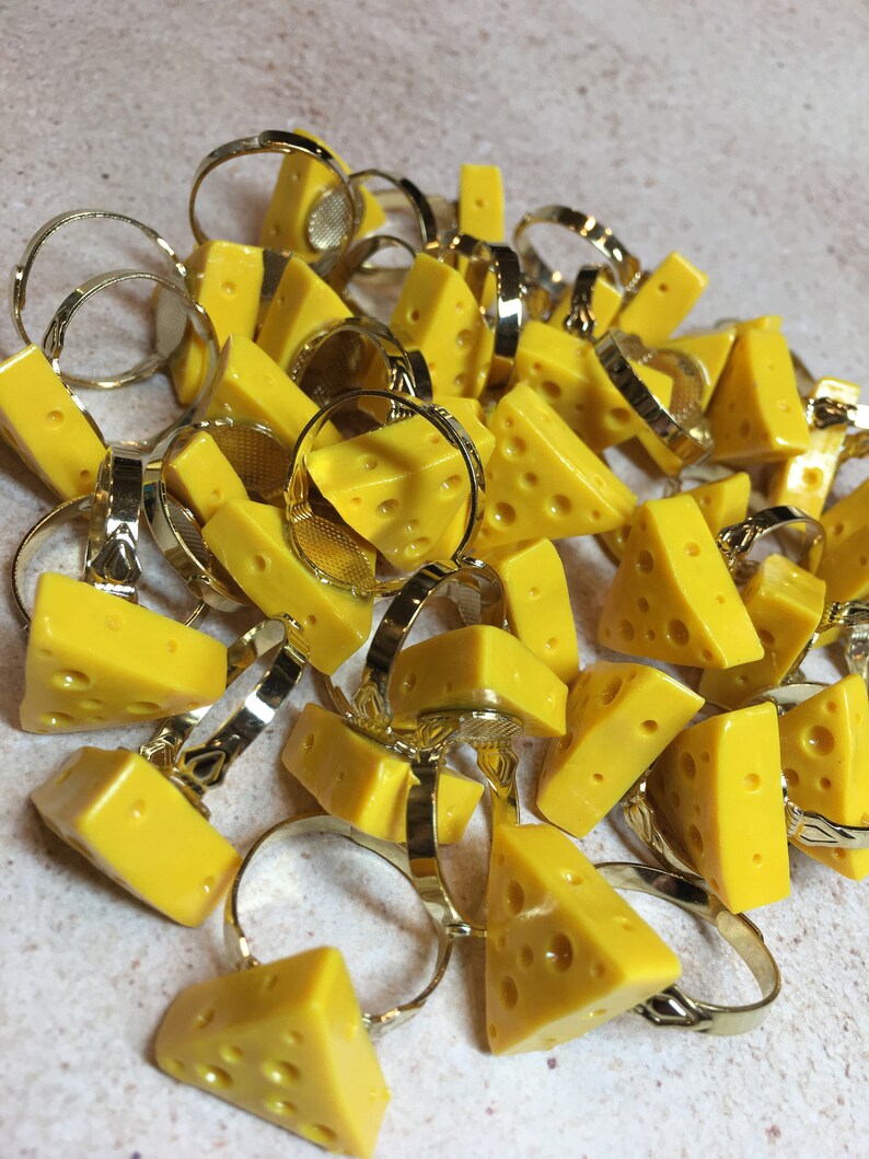 CHEESEHEAD Ring Handmade Cheese Ring by Sweetful Crafts - Etsy