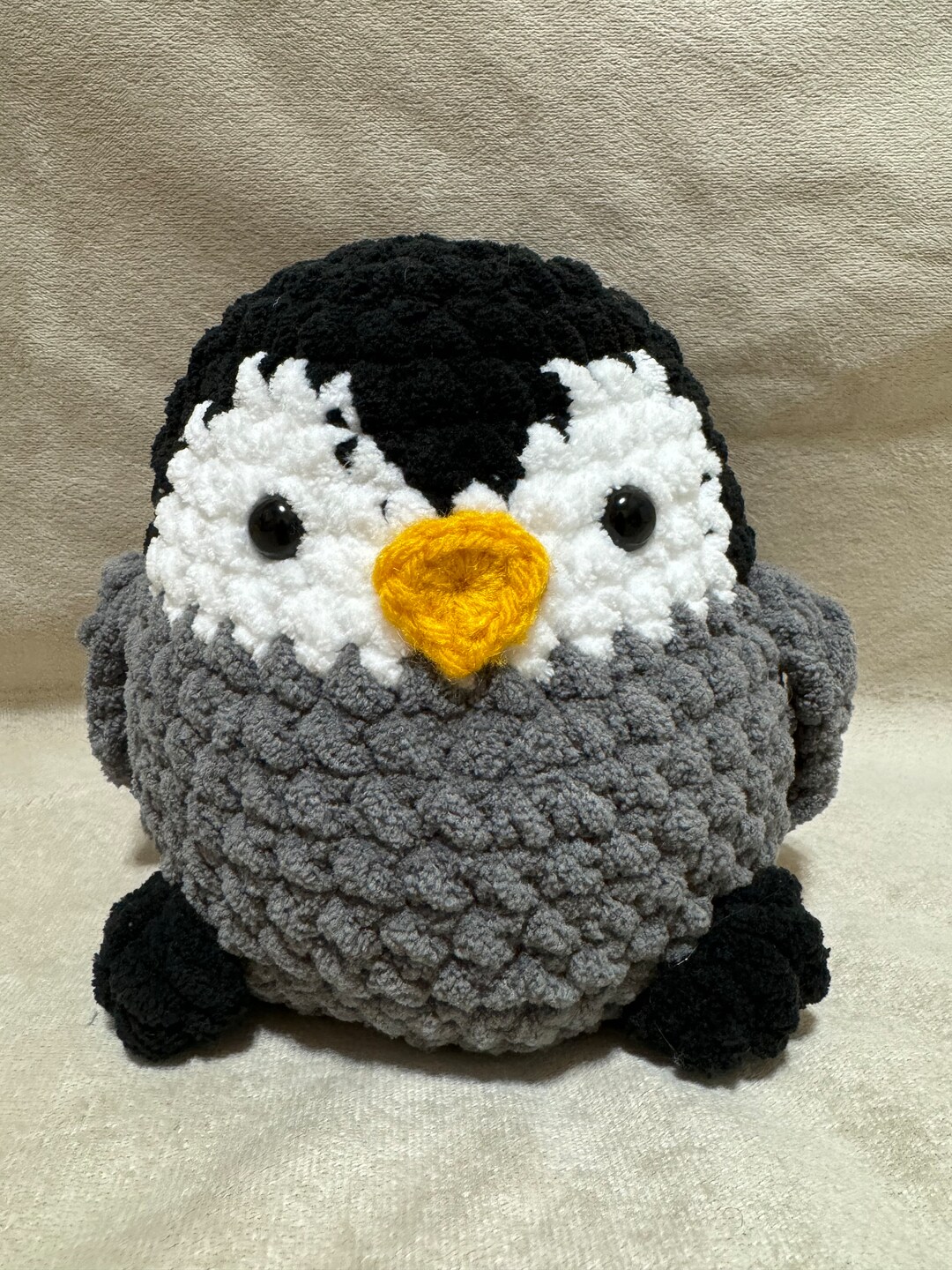 Cute and Charming Chunky Crochet Penguin - Etsy