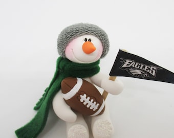 Football Snowman | Etsy