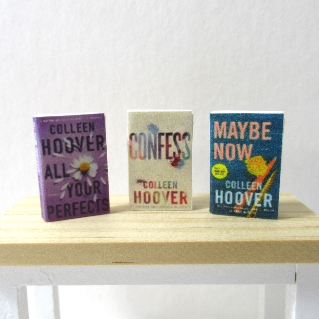 Set of 3 Colleen Hoover Miniature Prop Books Books Do Not Open - Etsy