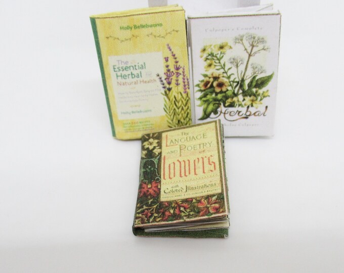 Miniature Gardening Books Set of 3 - Etsy