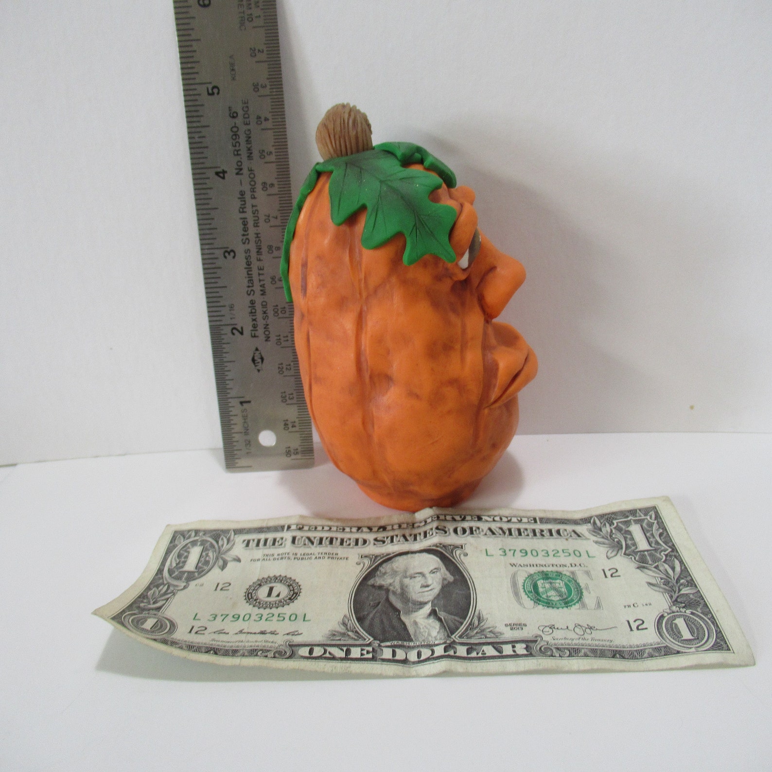 Grumpy the Pumpkin Table Top Decoration - Etsy