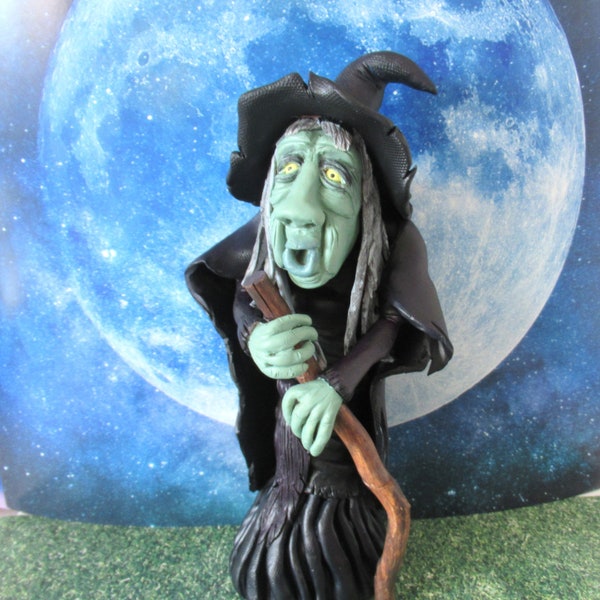 Polymer Clay Witch - Etsy