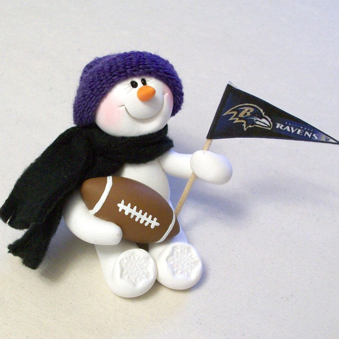 Baltimore Ravens Football Snowman Ornament - Etsy