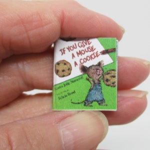 Miniature Book If You Give A Mouse A Cookie - Etsy