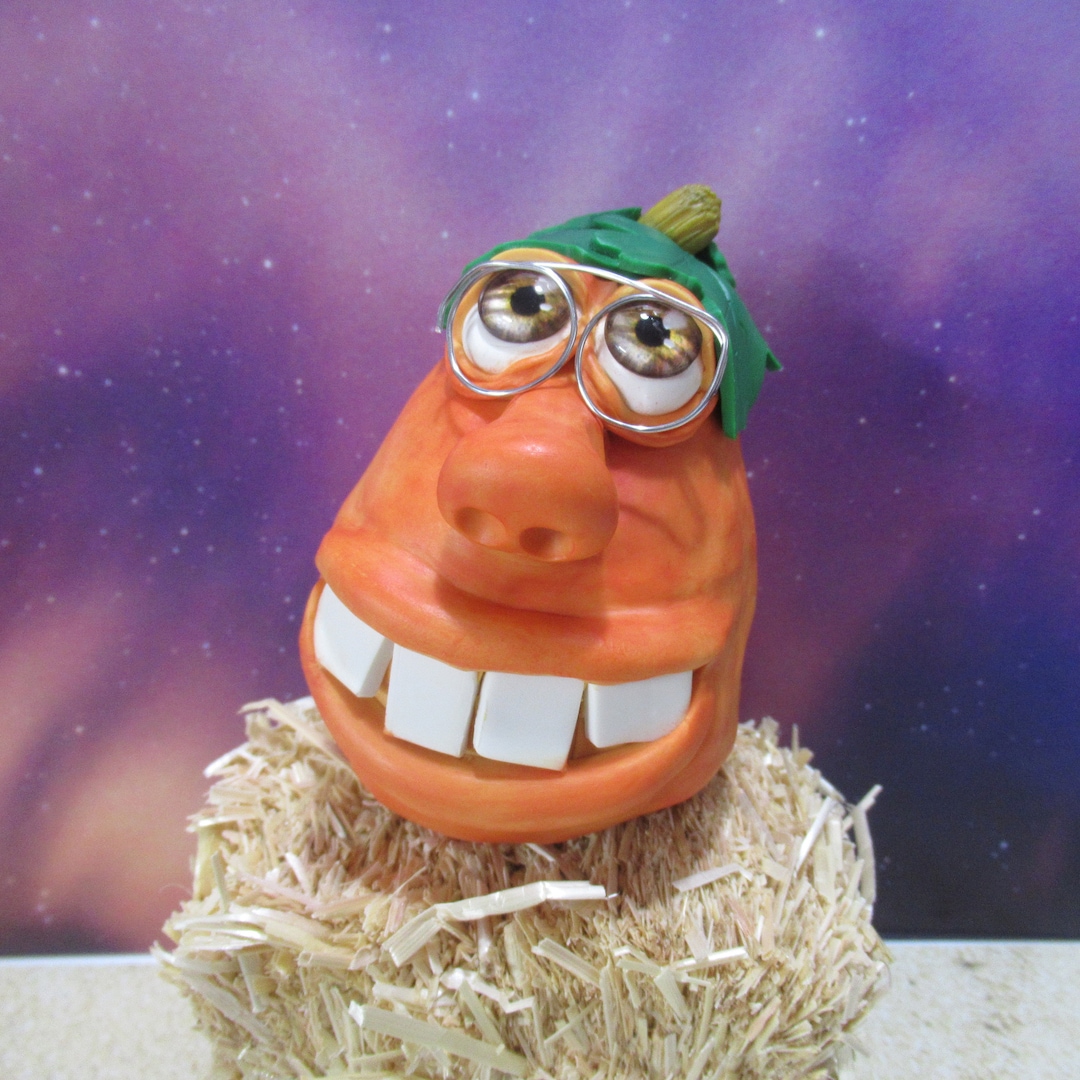 Big Toothed Pumpkin Table Top Decoration - Etsy