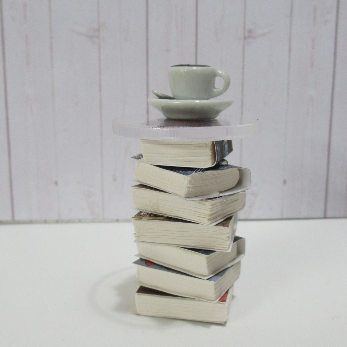 Miniature Stack of Books as a Side Table With or Without a - Etsy
