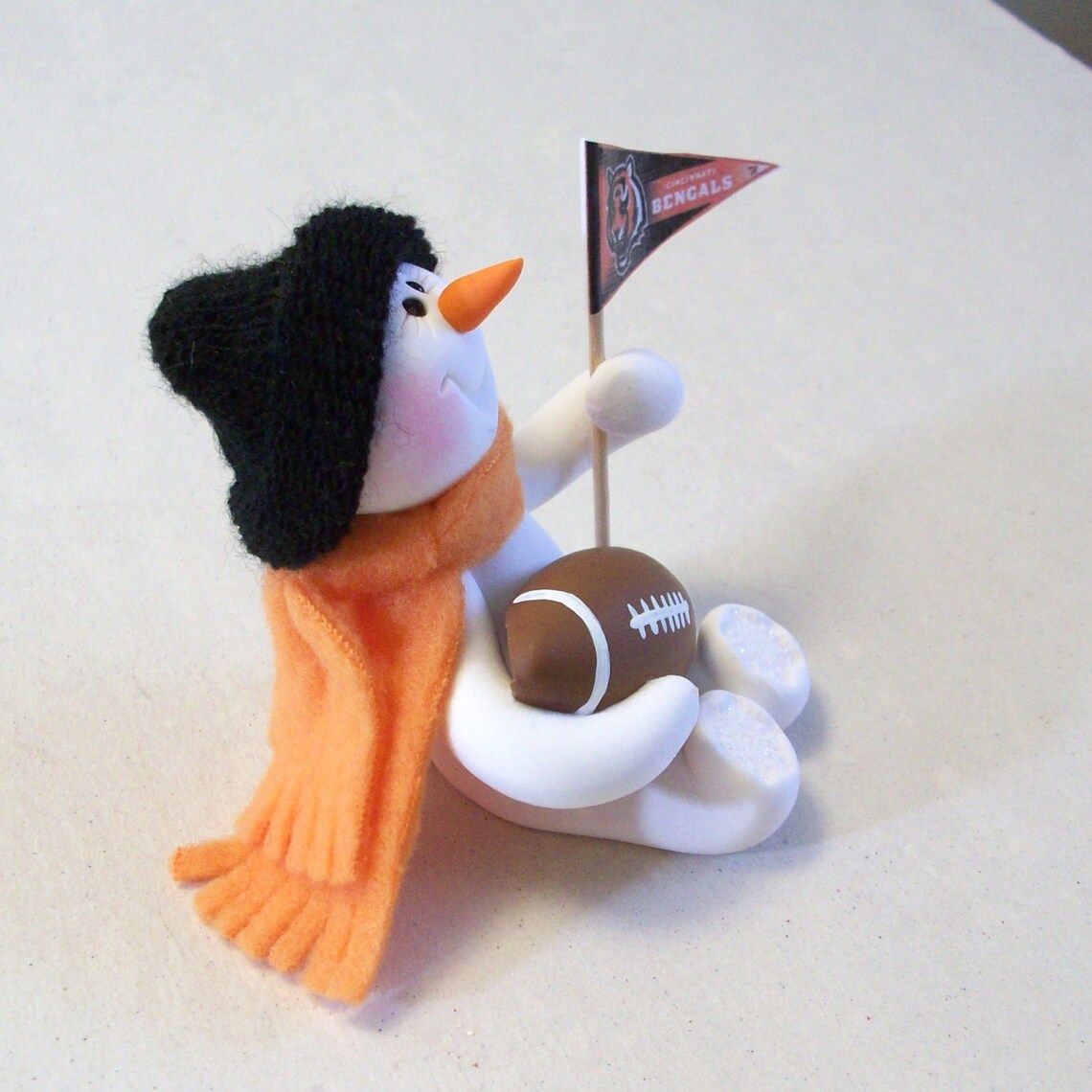 Cincinnati Bencals Football Snowman Ornament - Etsy
