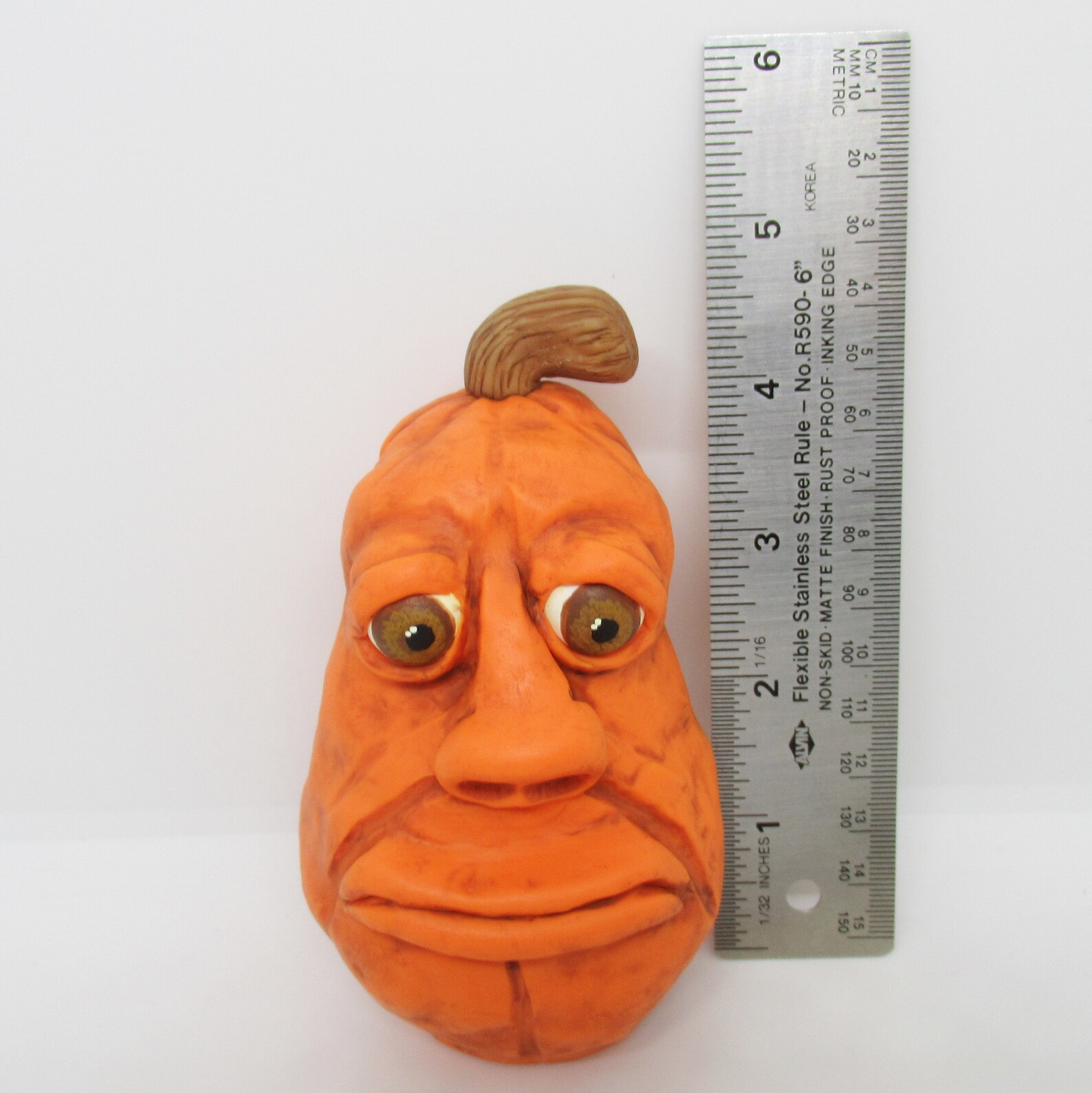 Grumpy the Pumpkin Table Top Decoration - Etsy
