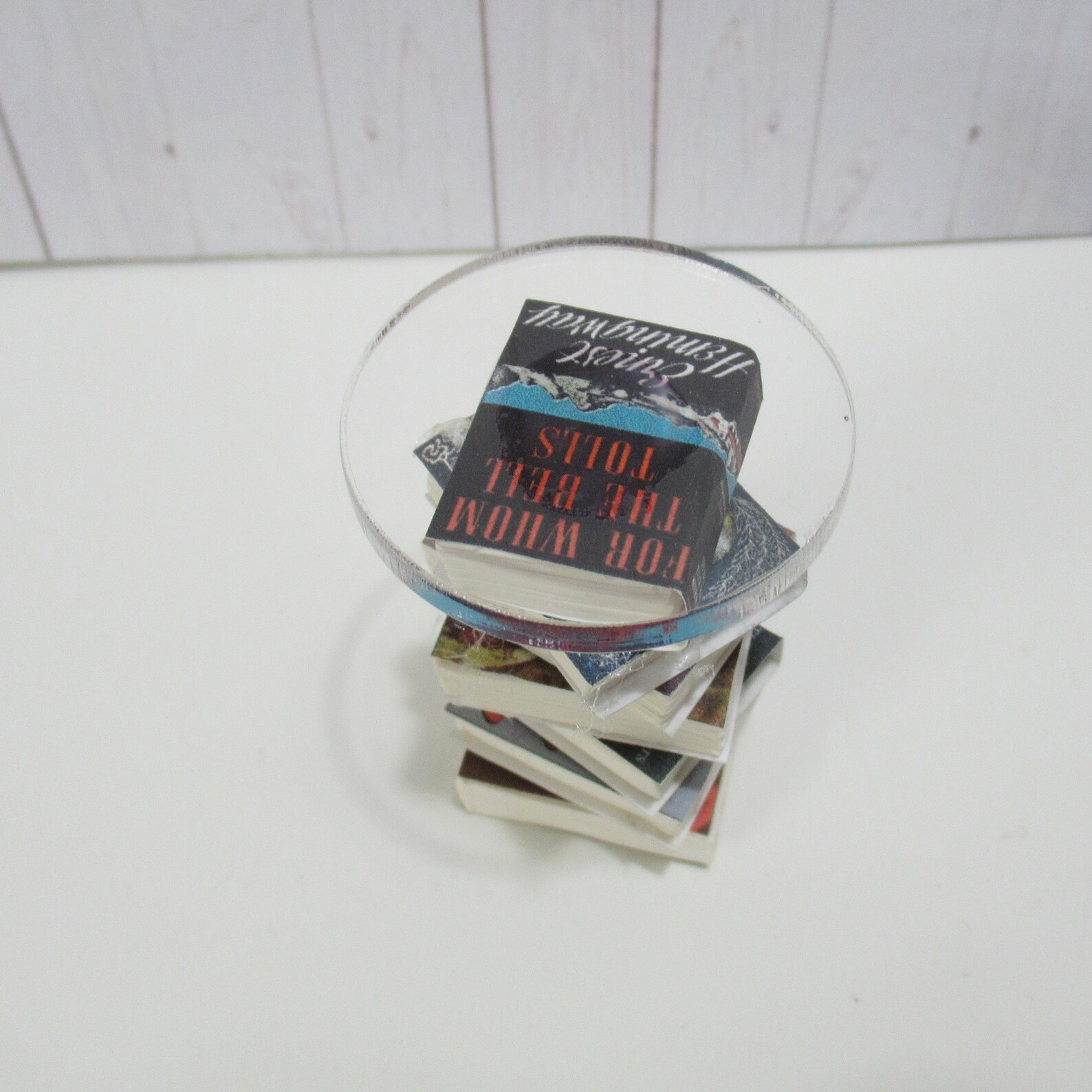 Miniature Stack of Books as a Side Table With or Without a - Etsy