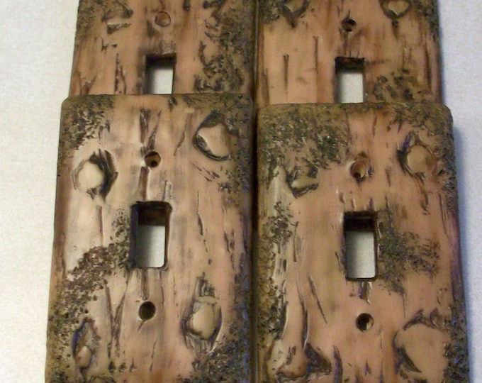 Bark of a Tree Light Switch Cover Single, Double or Triple Toggle - Etsy