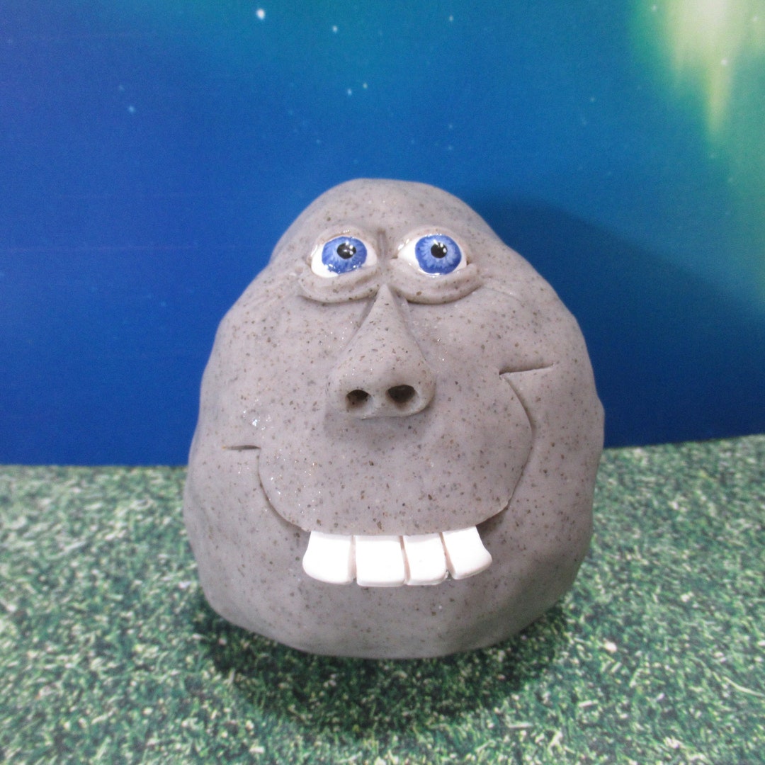 Bob the Rock Person With Expression - Etsy