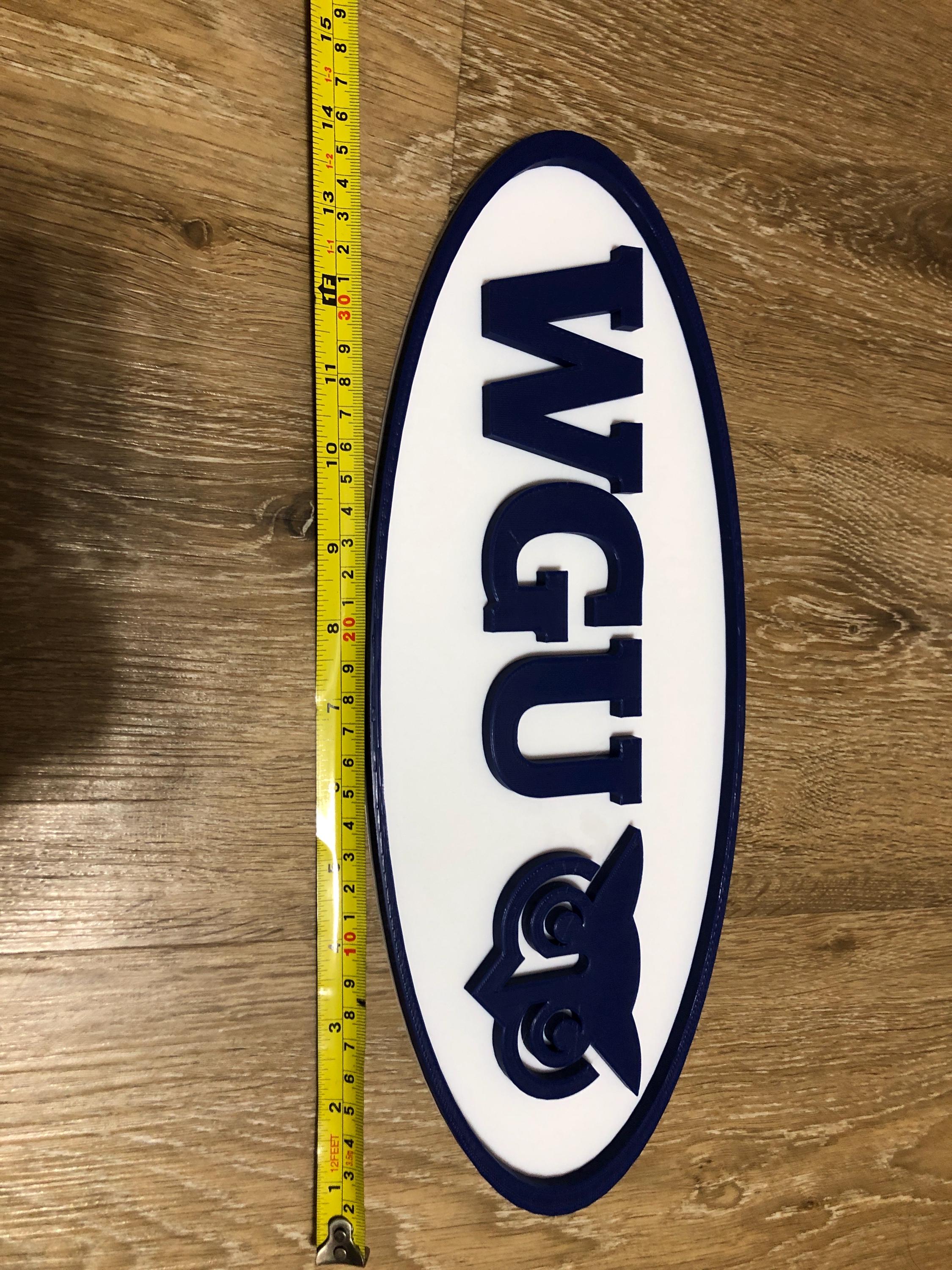 WGU 3D Printed Sign - Etsy