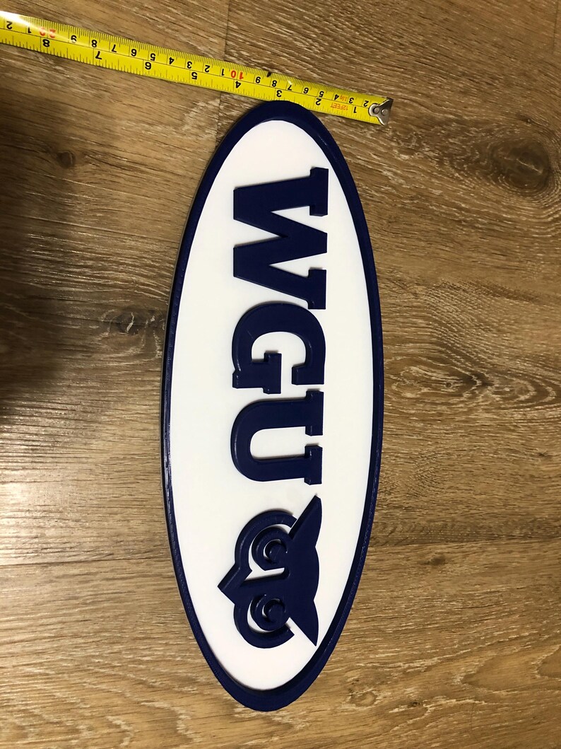 WGU 3D Printed Sign - Etsy
