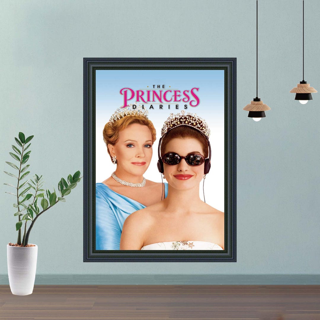 The Princess Diaries Movie Poster, Classic Poster, Personalized Gift ...