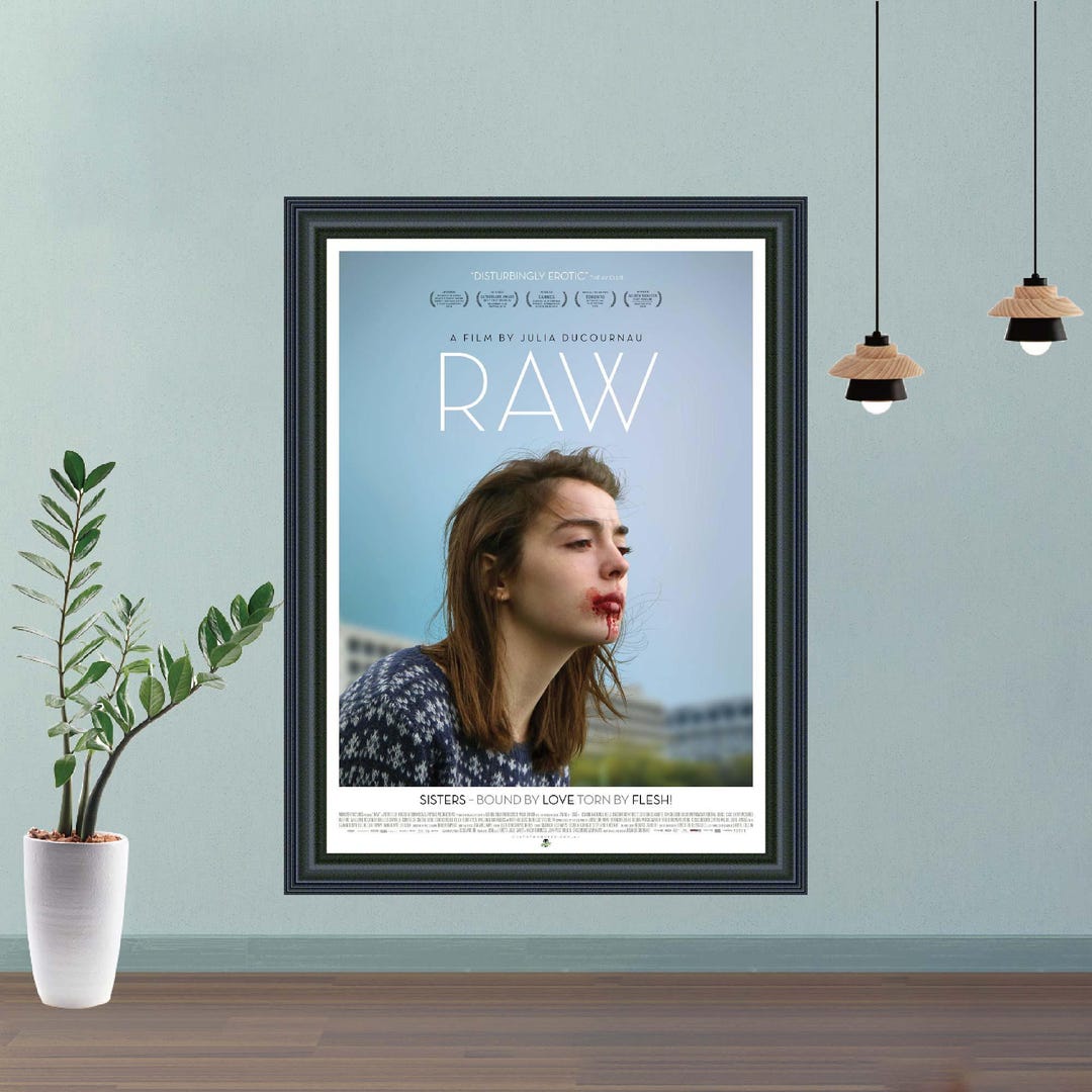 Raw Movie Poster, Raw Classic Poster, Canvas Art Poster, Home Art Decor ...