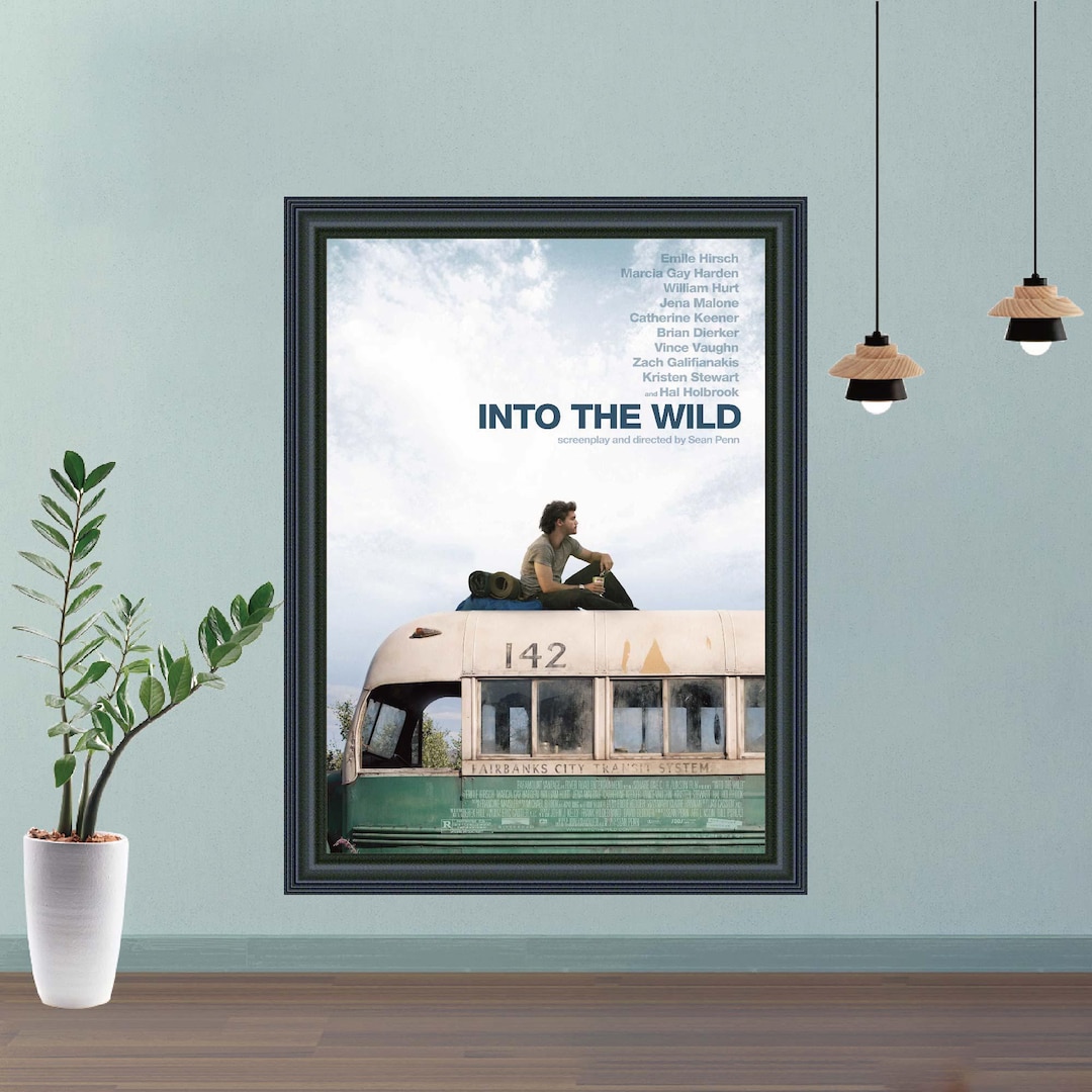Into the Wild 2007 Movie Poster, Into the Wild Classic Poster, Canvas ...