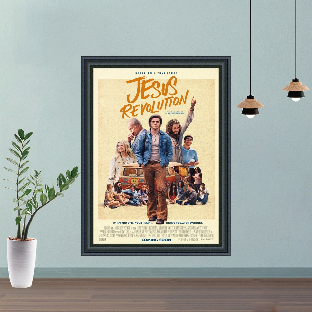 Jesus Revolution 2023 Movie Poster, Jesus Revolution Classic Poster ...