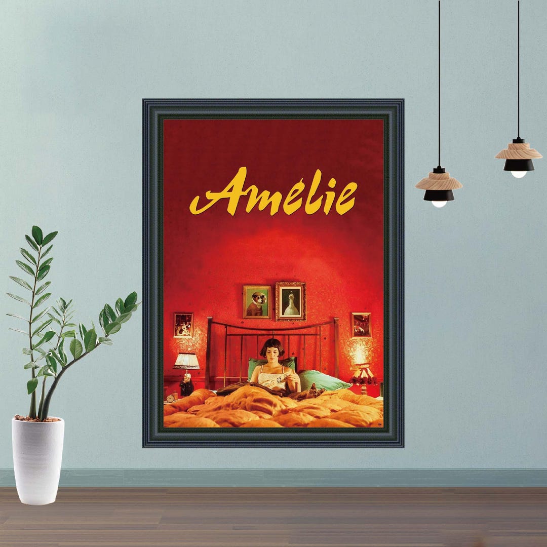 Amelie Movie Poster, Personalized Gift, Amelie Classic Poster, Canvas ...
