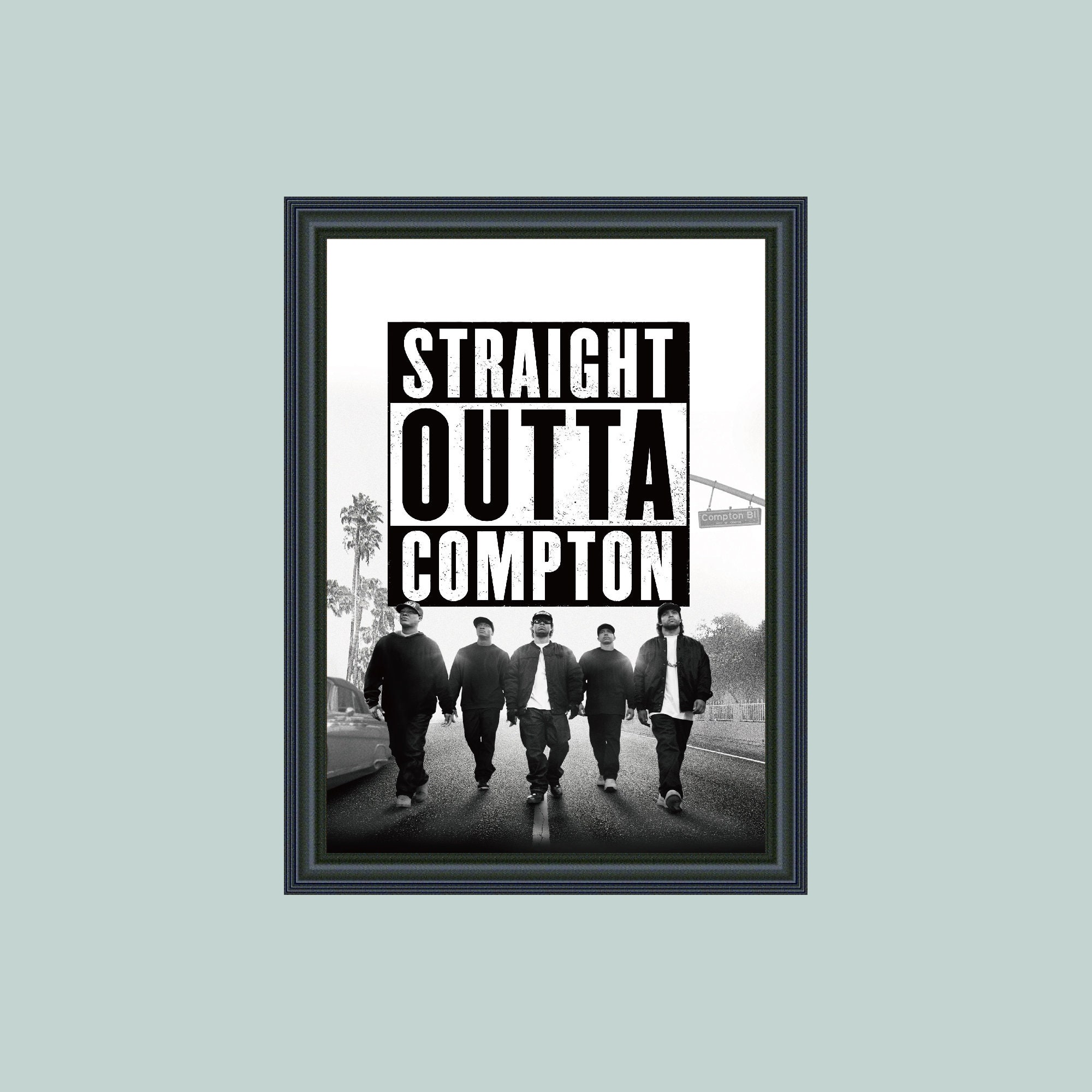Straight Outta Compton Movie Poster, Personalized Gift, Classic Poster ...