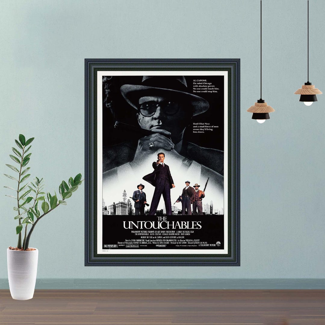 The Untouchables 1987 Movie Poster, Personalized Gift, Room Decor ...