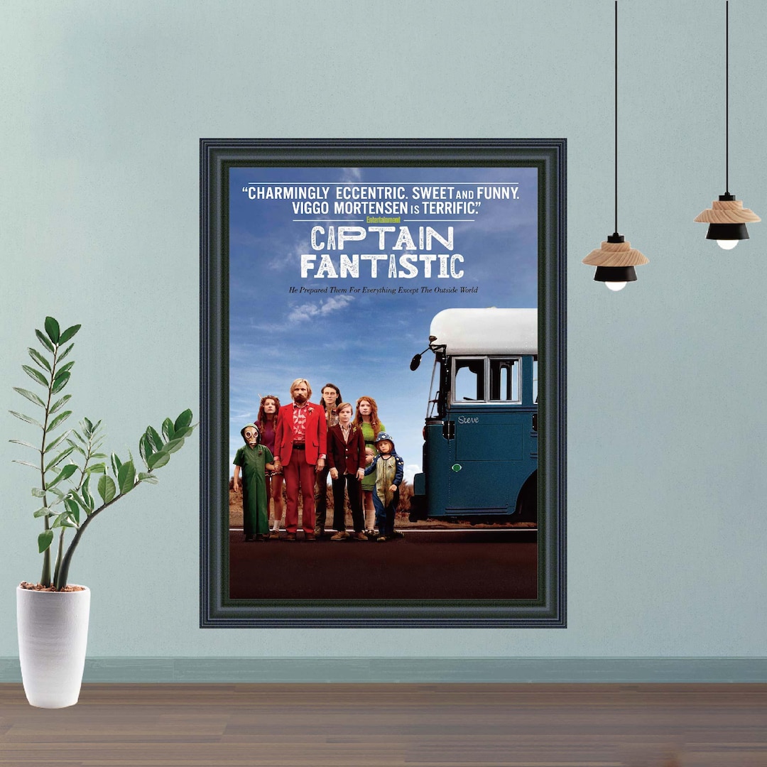 Captain Fantastic Movie Poster, Captain Fantastic Classic Poster ...