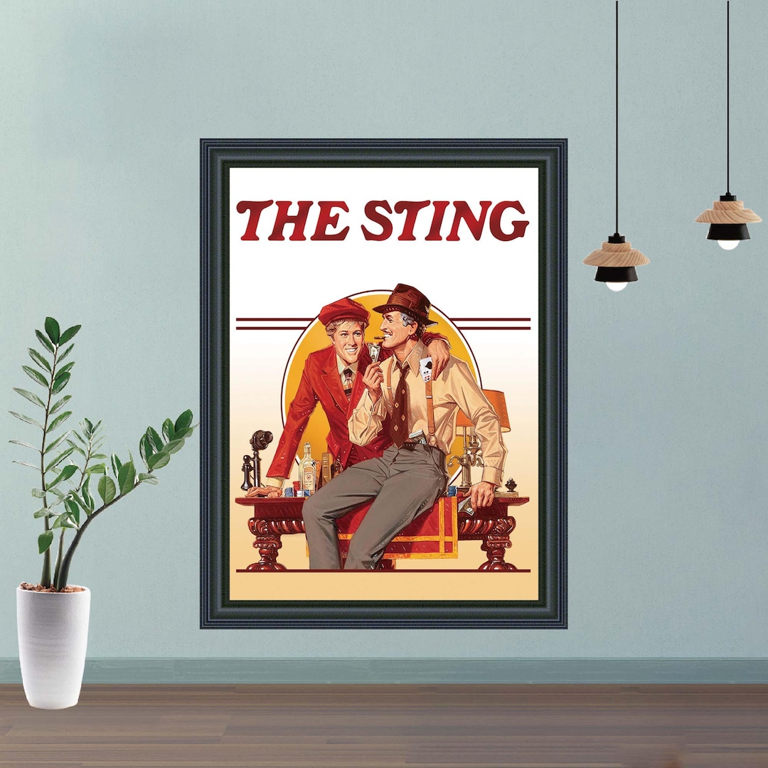 The Sting Movie Poster, Classic Poster, Personalized Gift, the Sting ...
