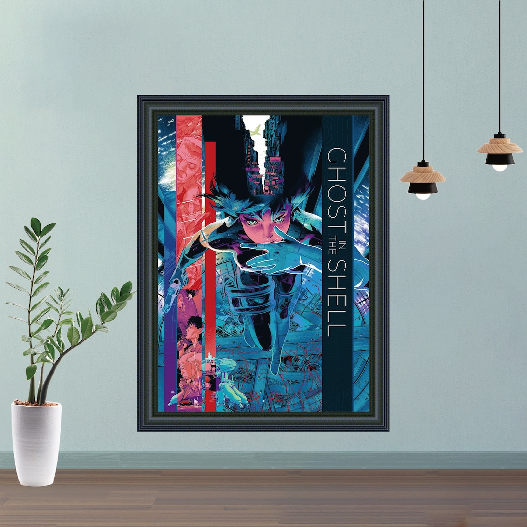 Ghost in the Shell Movie Poster, Personalized Gift, Ghost in the Shell ...