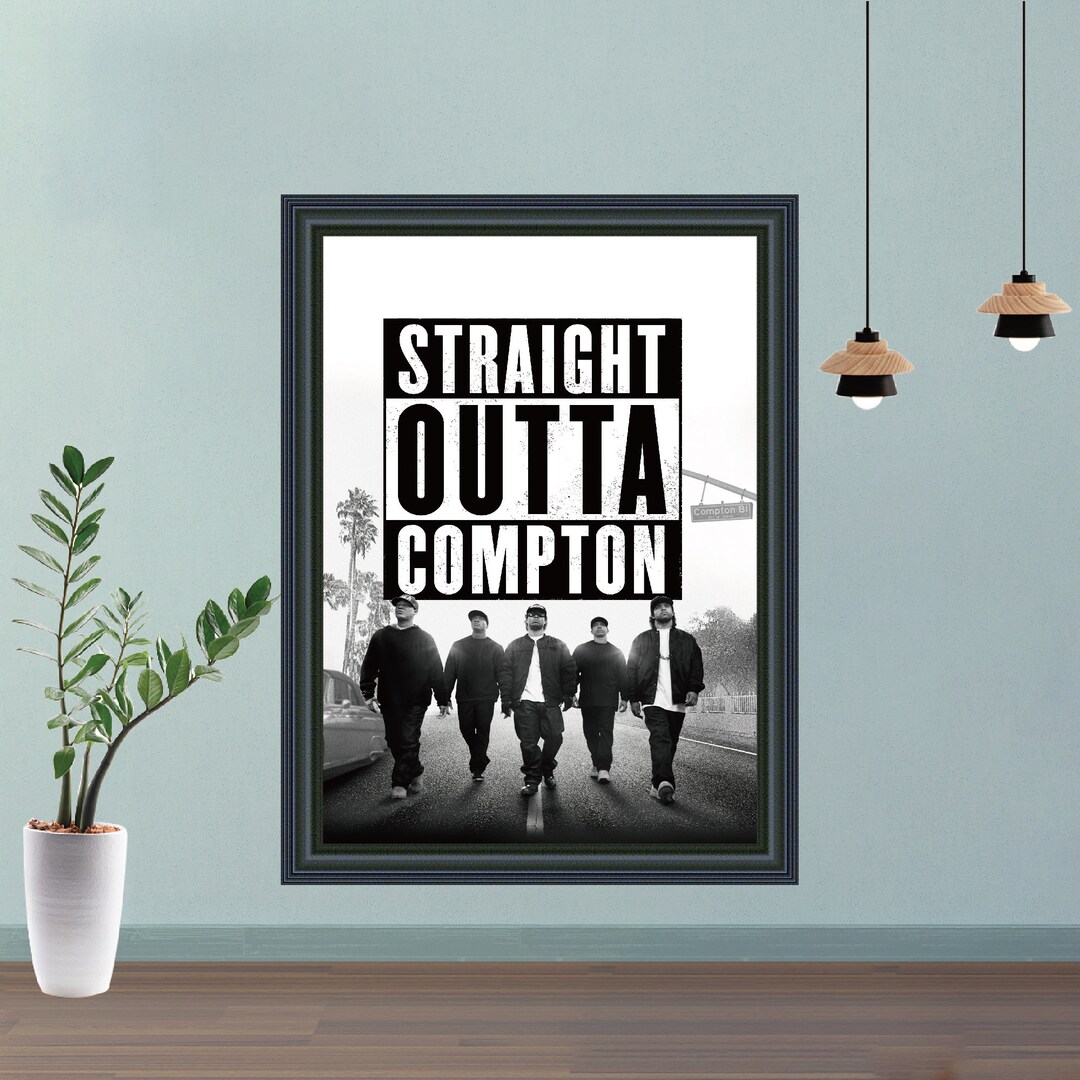 Straight Outta Compton Movie Poster, Personalized Gift, Classic Poster ...