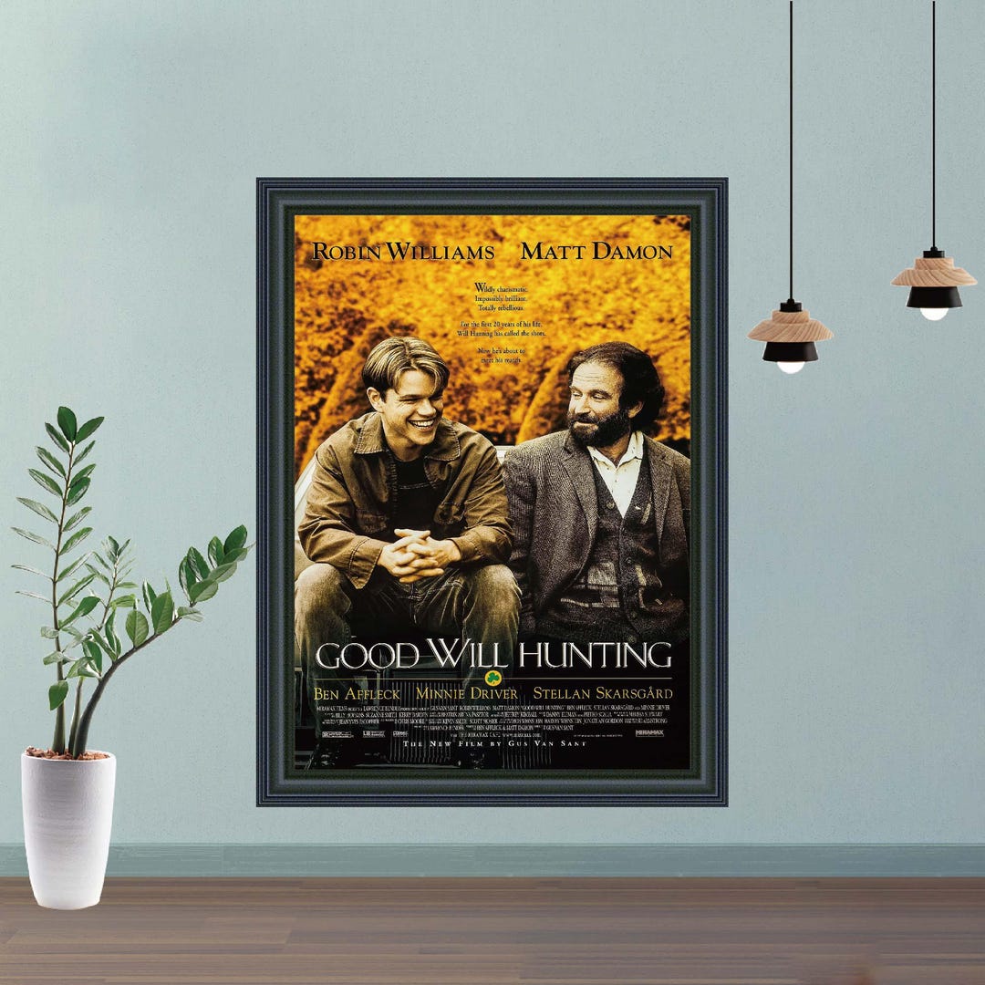 Good Will Hunting Movie Poster, Personalized Gift, Good Will Hunting ...