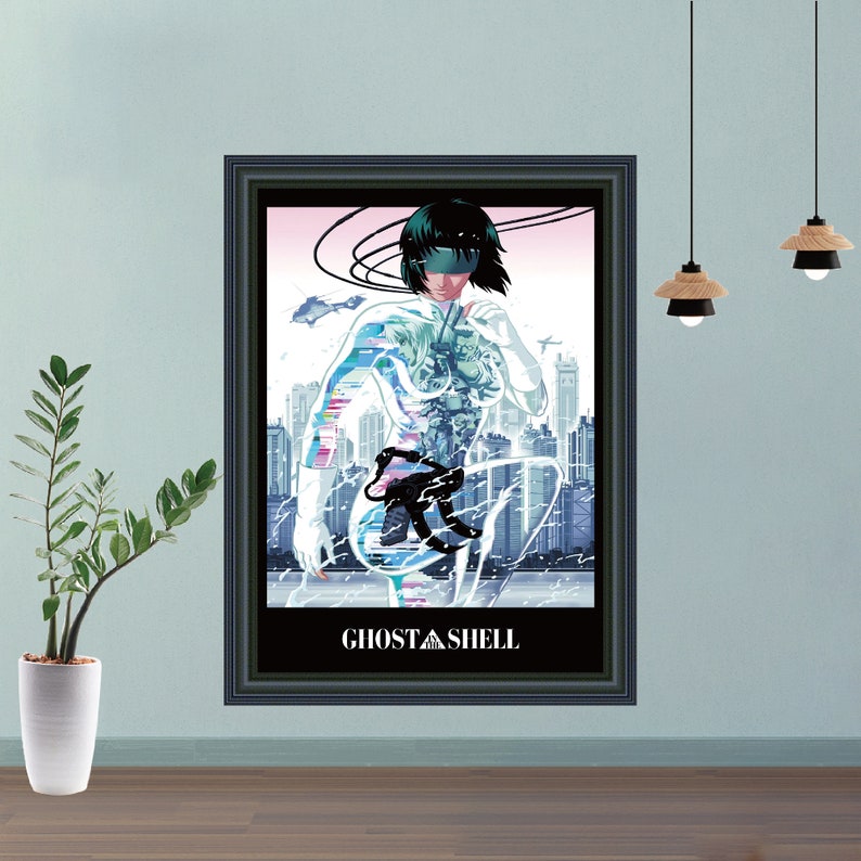 Ghost in the Shell Movie Poster, Personalized Gift, Ghost in the Shell ...
