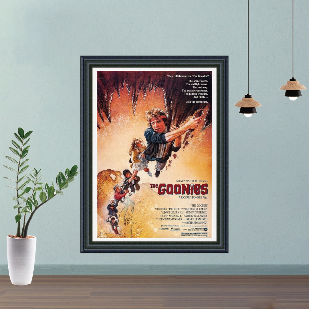 The Goonies Movie Poster, Personalized Gift, Classic Poster, Canvas Art ...