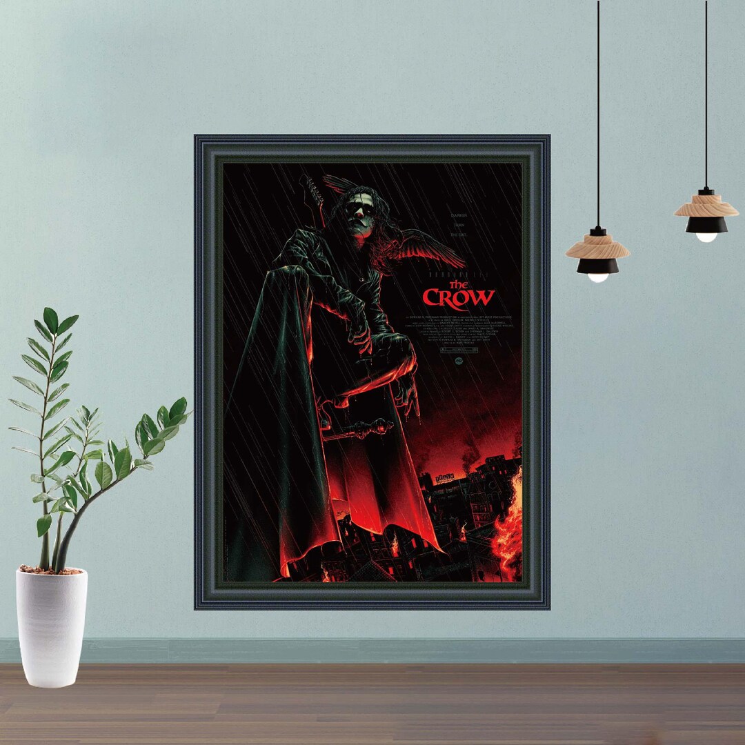 The Crow Movie Poster, Personalized Gift, the Crow Classic Poster ...