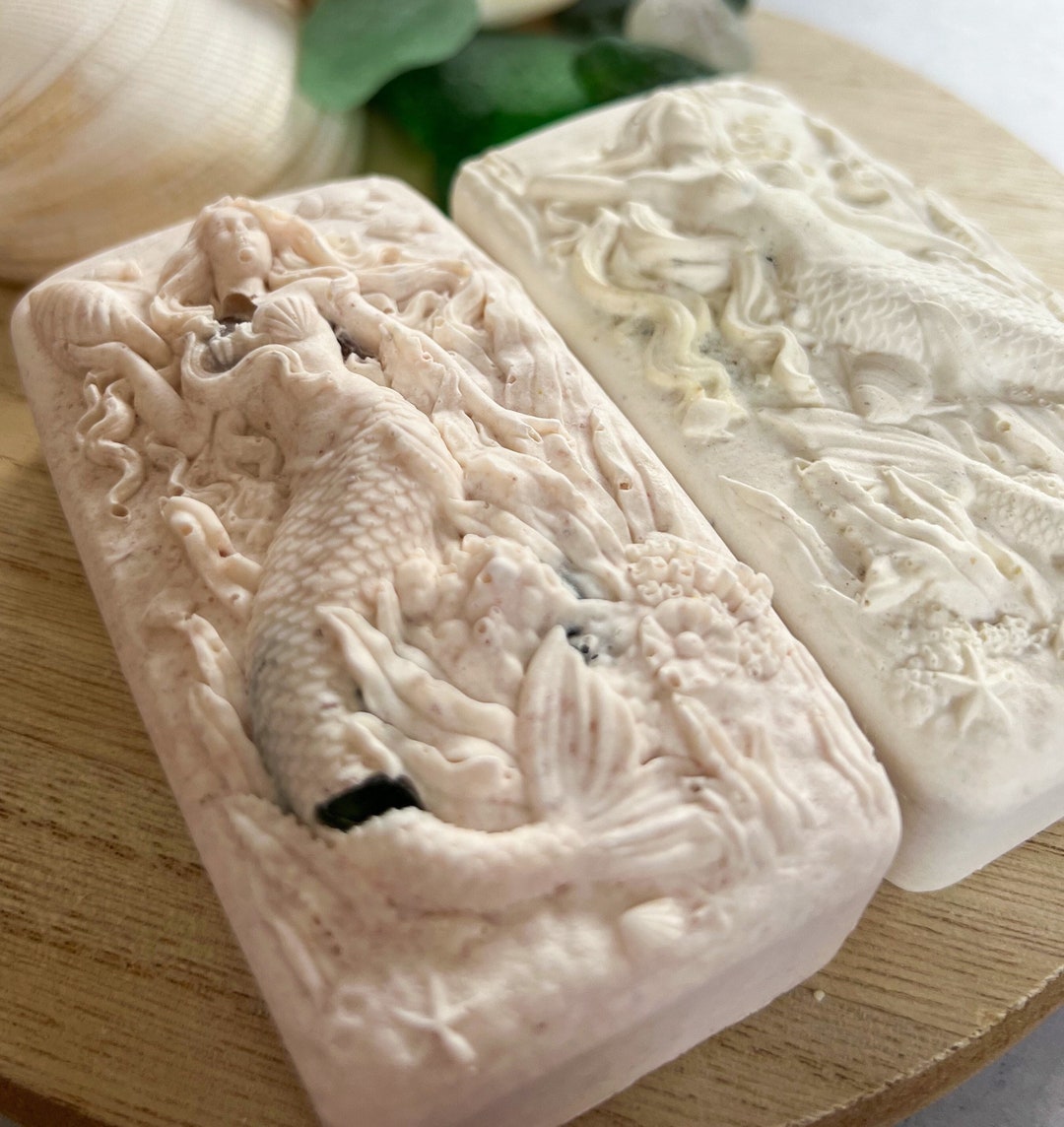 Pure Waters Hidden Sea Glass Sea Salt Soap, Gift for Beach Lover - Etsy