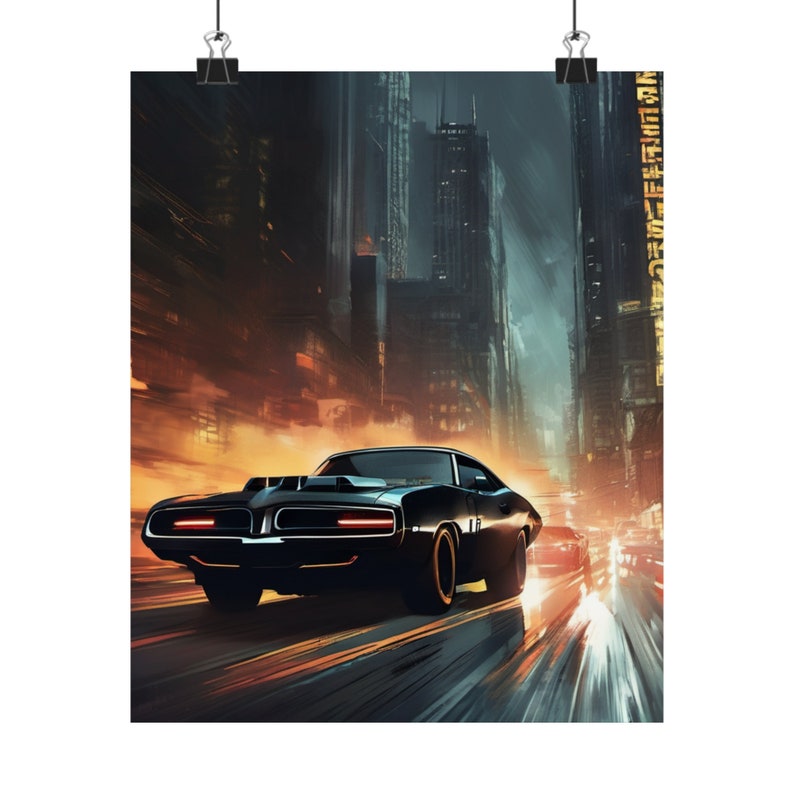 Hellcat Challenger Poster - Etsy